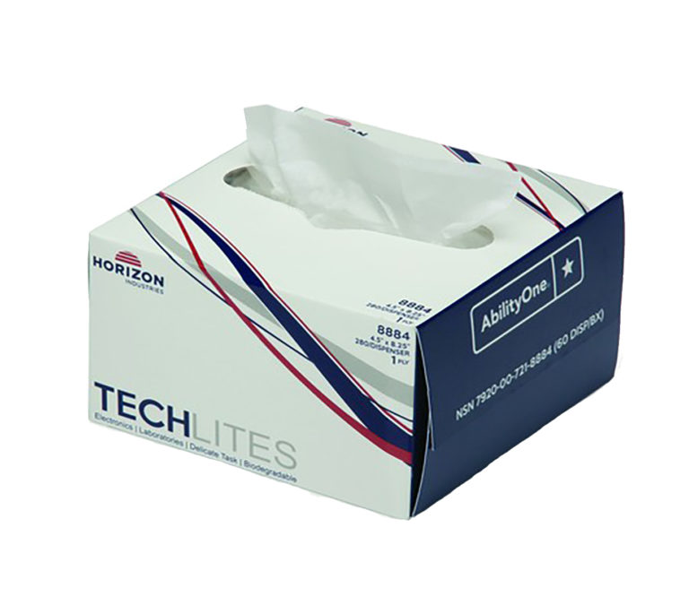 8884 – 1-Ply TechLites Delicate Task Wipes - Horizon Ind