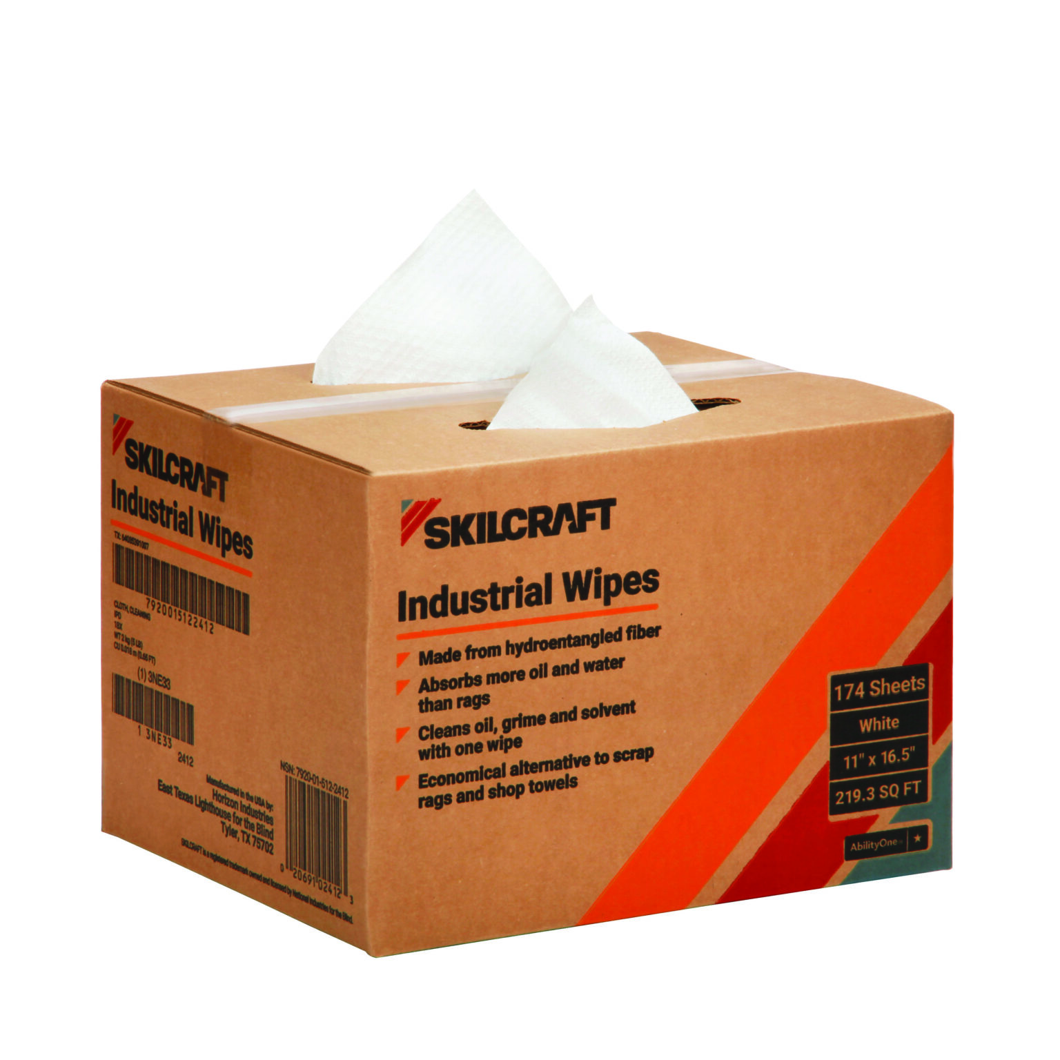 1709 – 3-Ply Tissue Tech Wipes - Horizon Industries